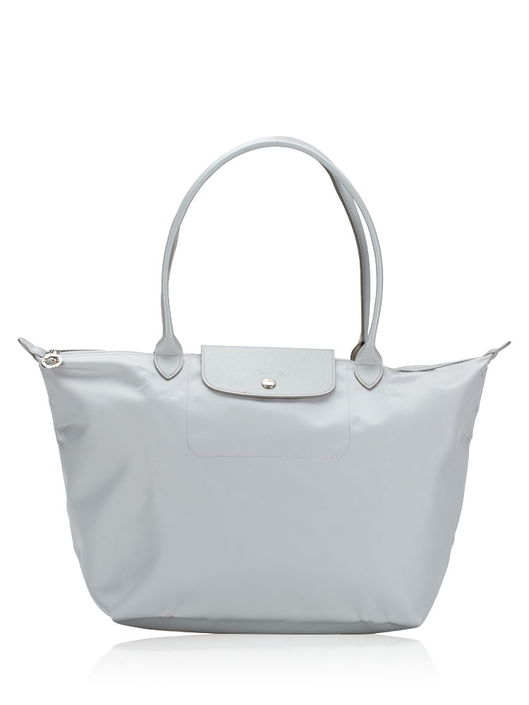 Longchamp Le Pliage Neo Small LH Silver