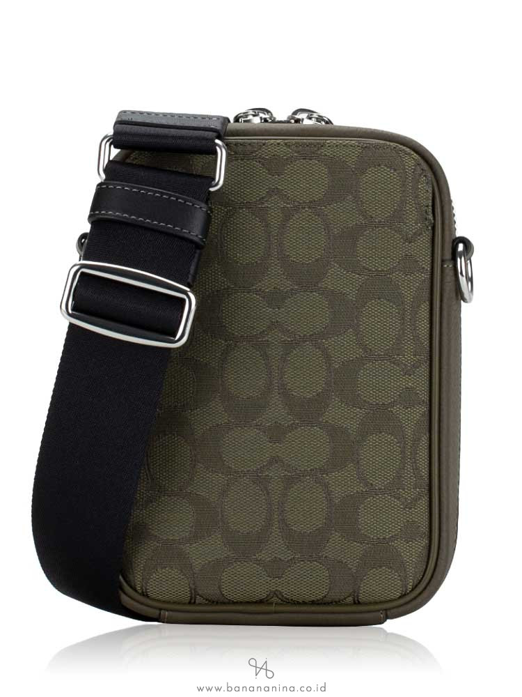 Coach CH097 Signature Stanton Crossbody Olive Drab Utility Green