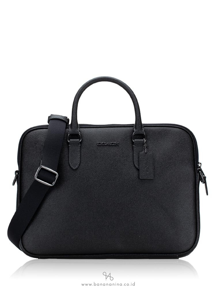 Coach CJ652 Crossgrain Liam Compact Brief Black