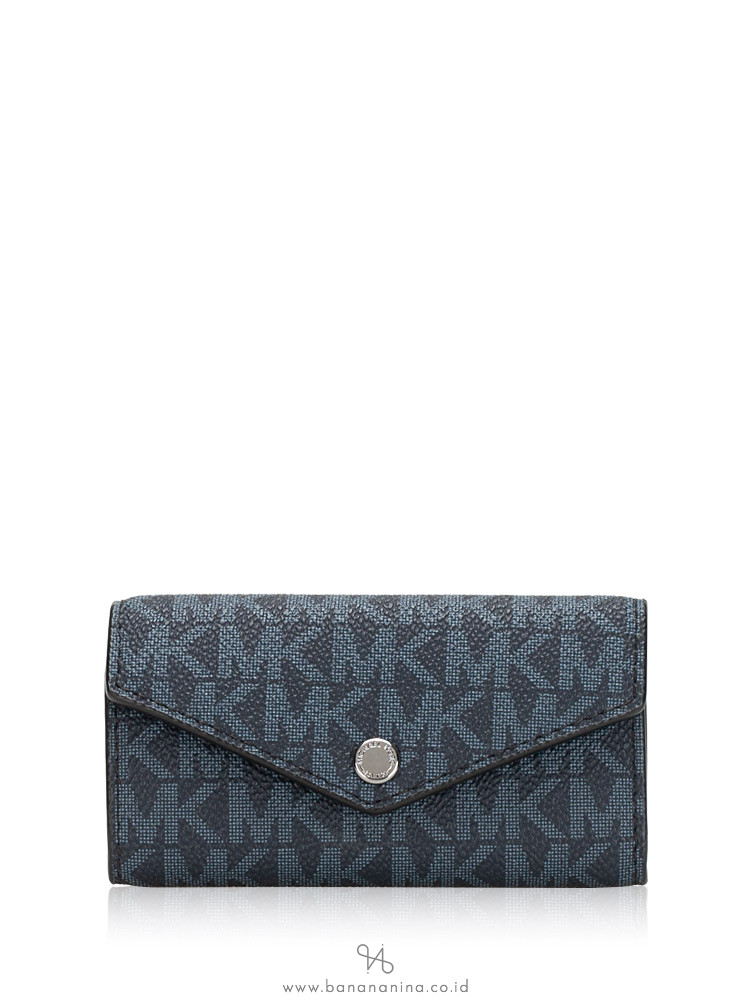 Michael Kors Signature Cooper Key Holder Admiral Pale Blue