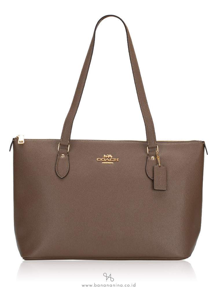 Coach CV402 Gallery Tote Dark Stone