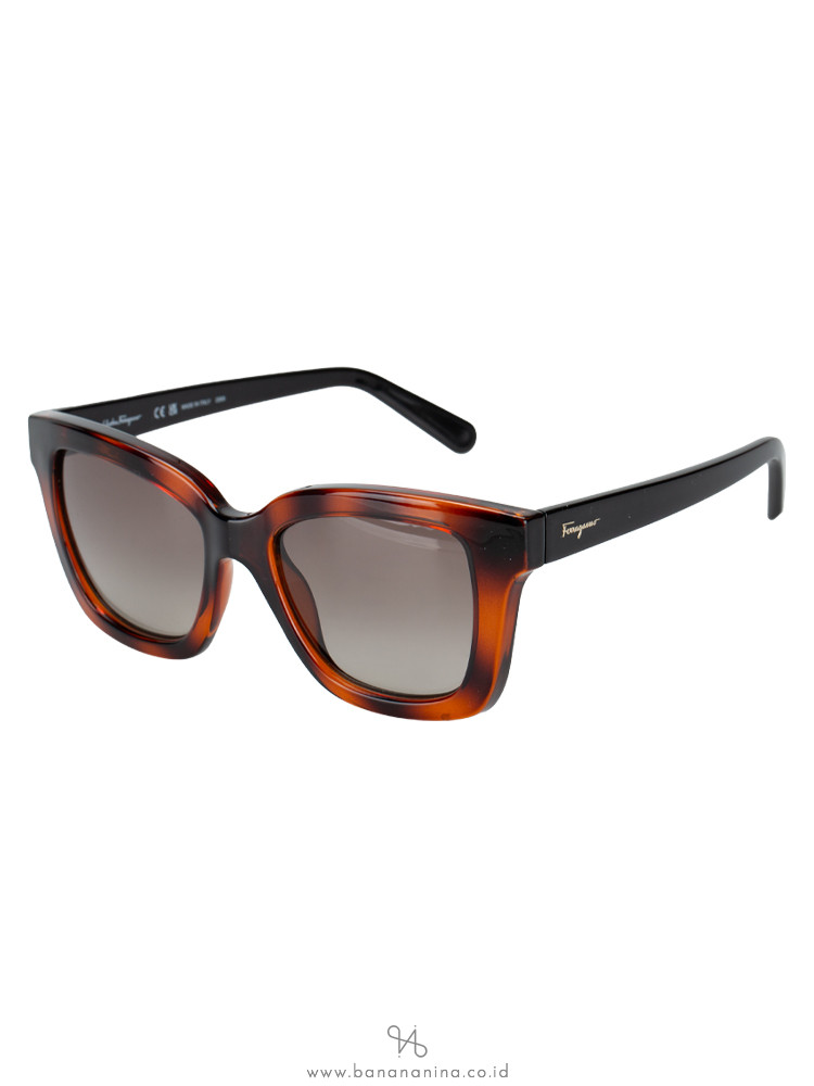 Salvatore Ferragamo SF955S Rectangular Sunglasses Tortoise