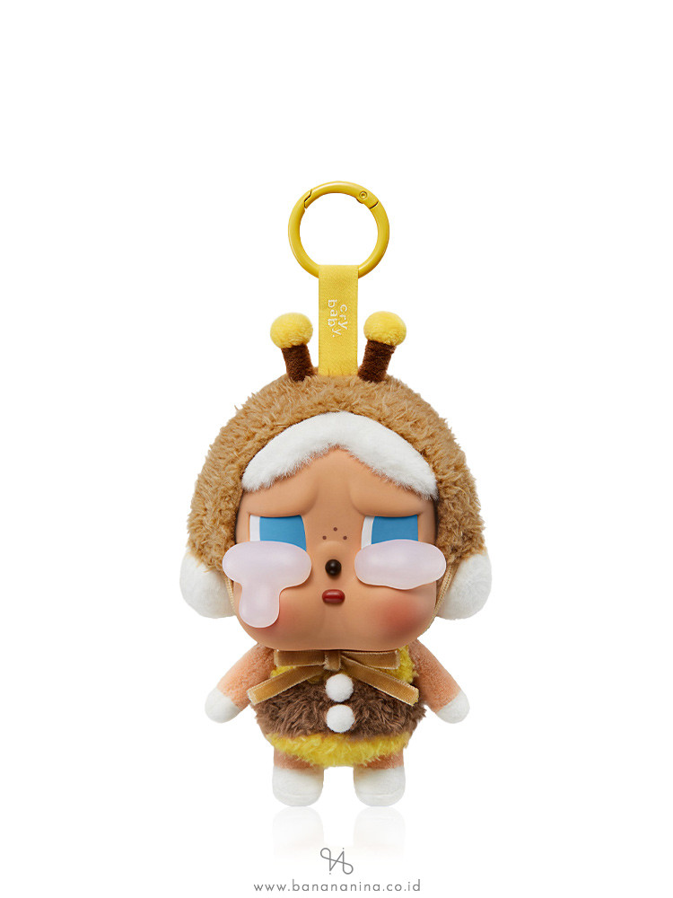 Popmart Crybaby Crying Again Series Bag Charm I'll Bring You A Flower