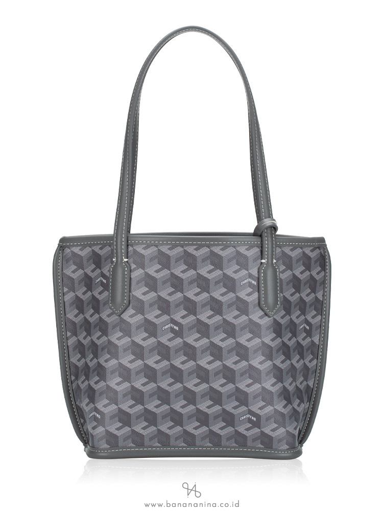 Christy Ng Monogram Russo Mini Tote Ash