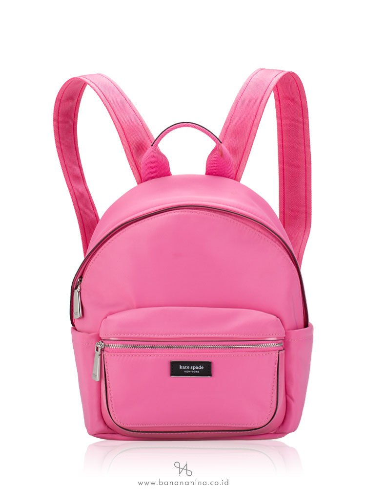 Kate Spade Sam Icon Nylon Small Backpack Pink Cloud