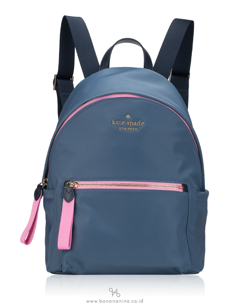 Kate Spade Chelsea Colorblock Medium Backpack Blazer Bluestone