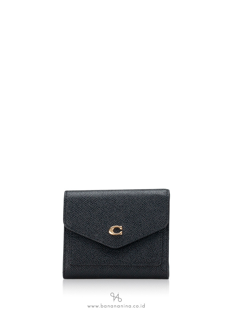 Coach C2328 Wynn Leather Small Wallet Black