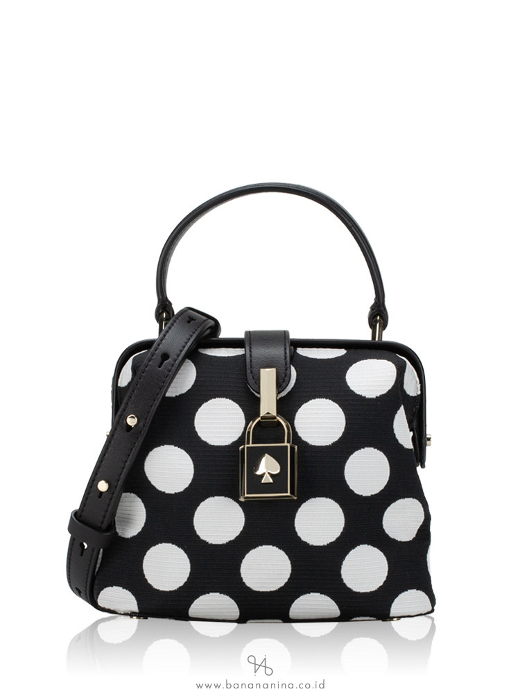 Kate Spade Remedy Bikini Dot Small Top Handle Bag Black Multi
