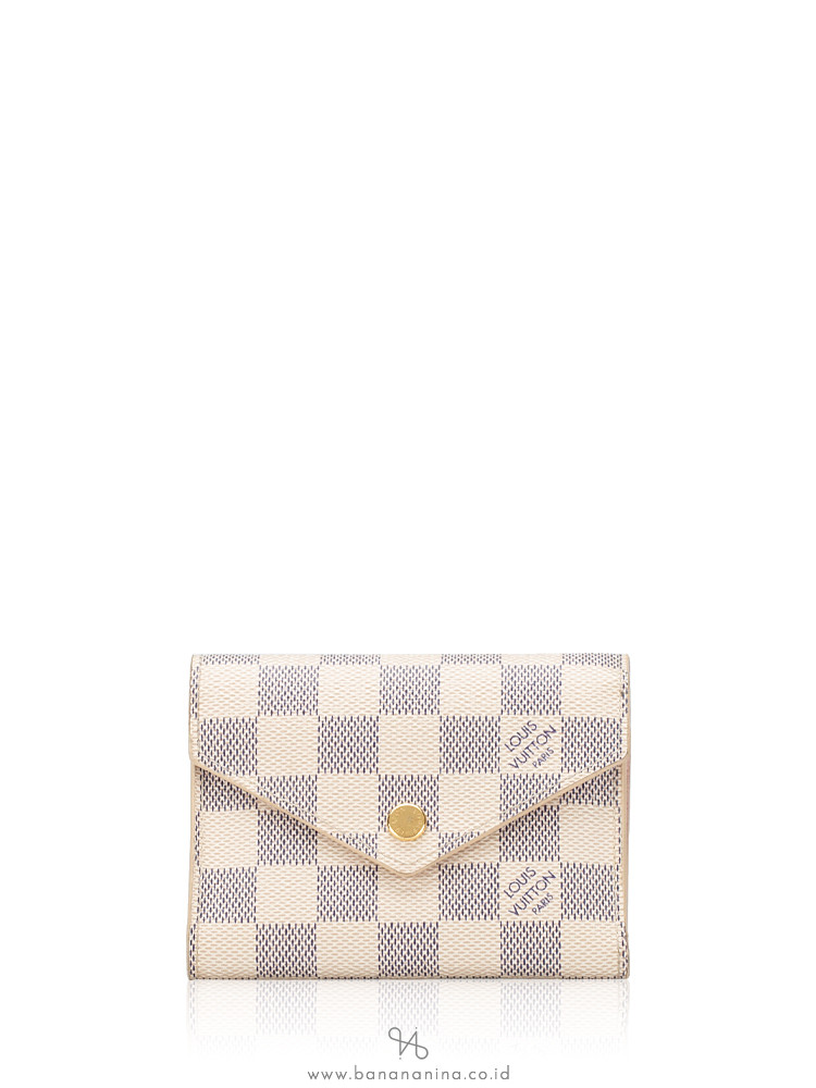 Louis Vuitton Damier Azur Victorine Rose Ballerine