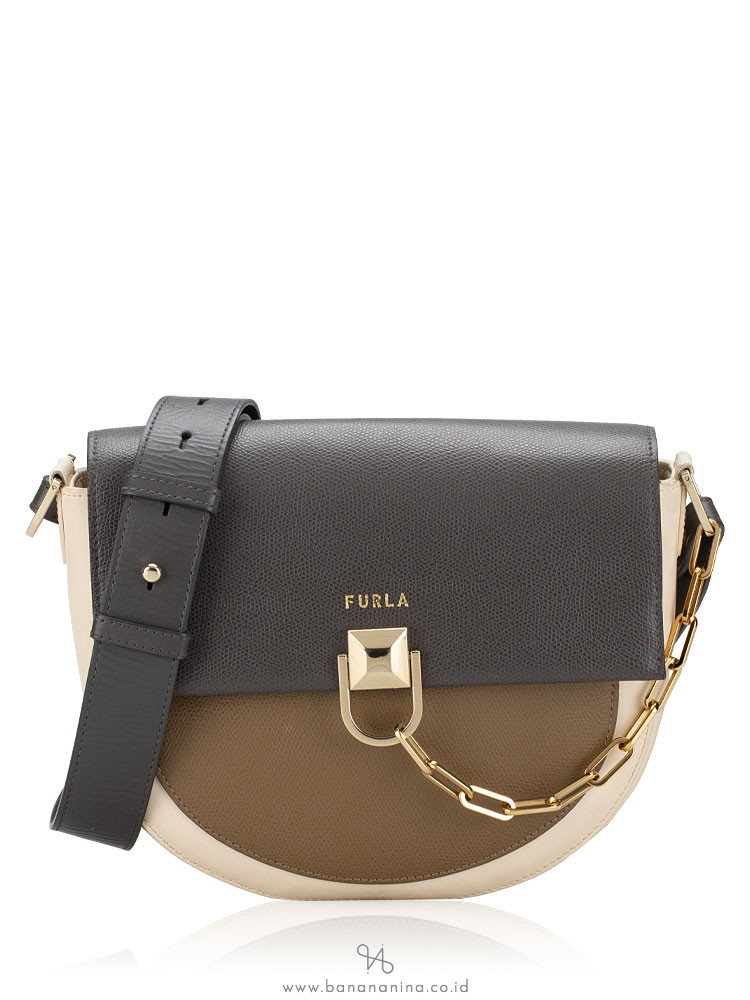 Furla Miss Mimi Small Shoulder Bag Beige